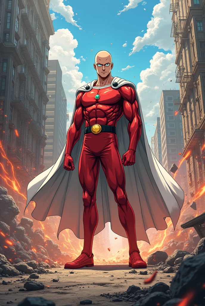One punch man, anime - SeaArt AI