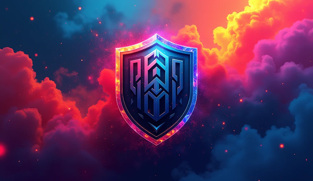 A cheerful gaming desktop background with vibrant colors and an ...