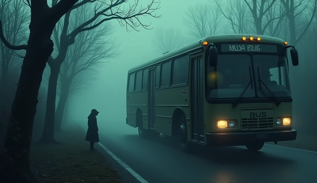 The spooky bus turned down a road Clara didn’t recognize, a narrow ...