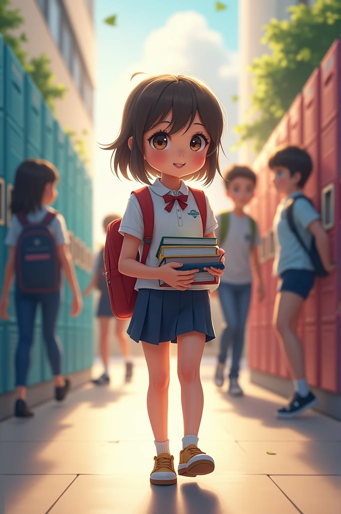 A student at school - SeaArt AI
