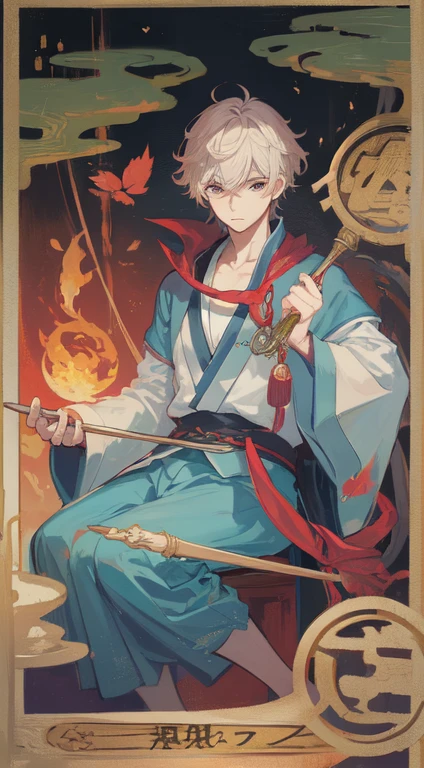 1 male、Tarot anime style Cartoon images of men Takeuchi no Sukune ...