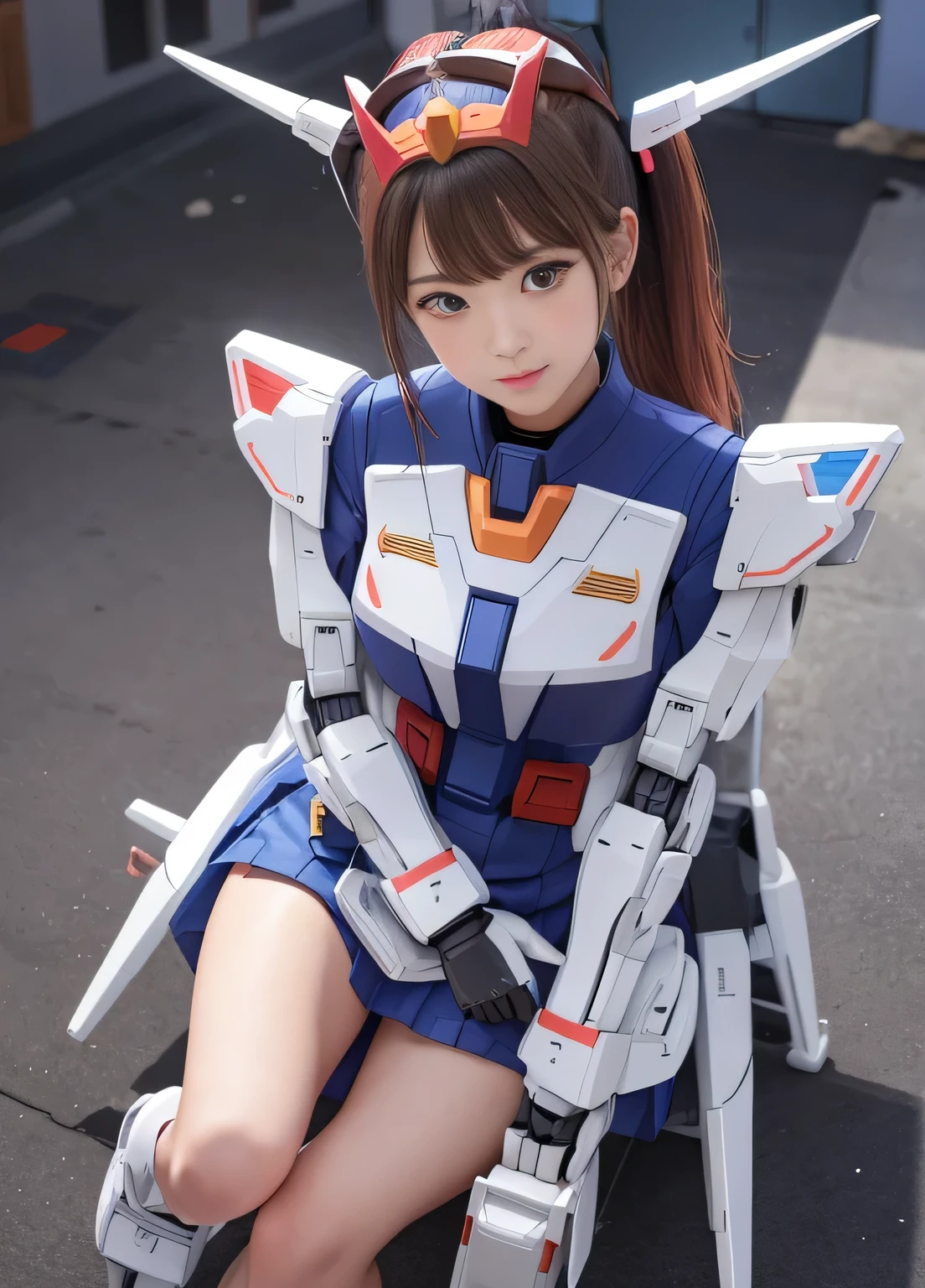 (highest quality)、(masterpiece)、detailed、realism、Mobile Suit Gundam F91 ...