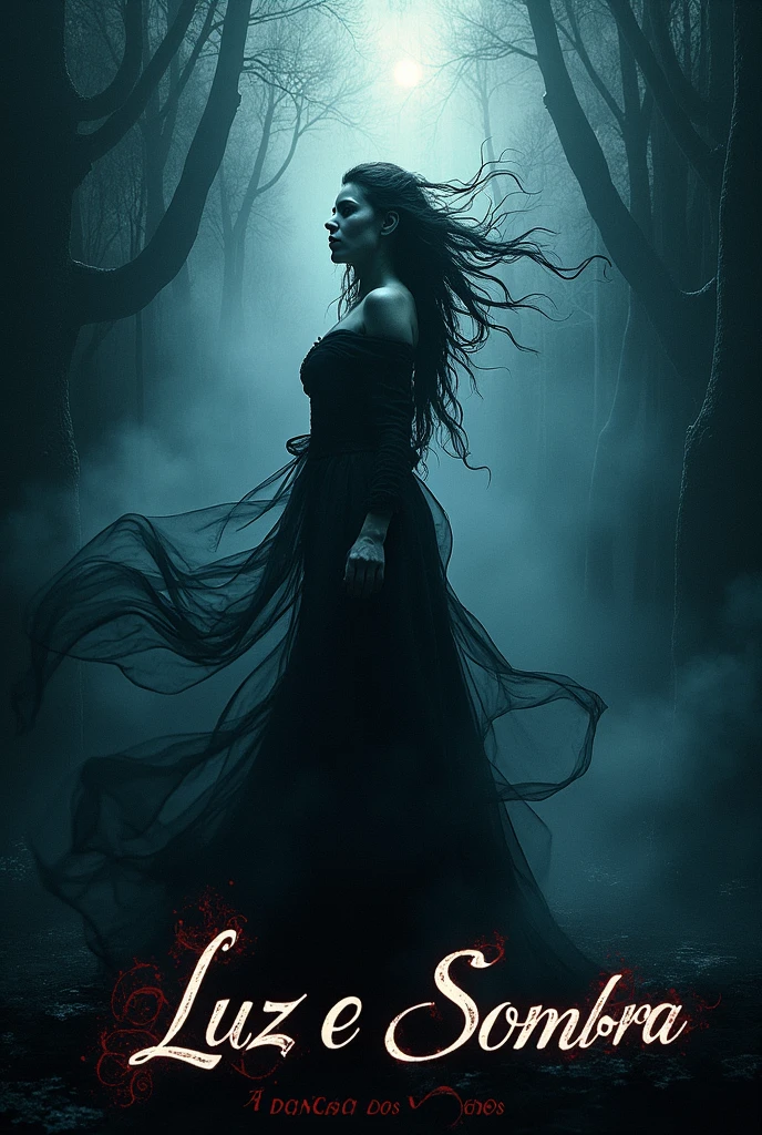 Title for a book, "light and shadow: The dance of the vampires - SeaArt AI
