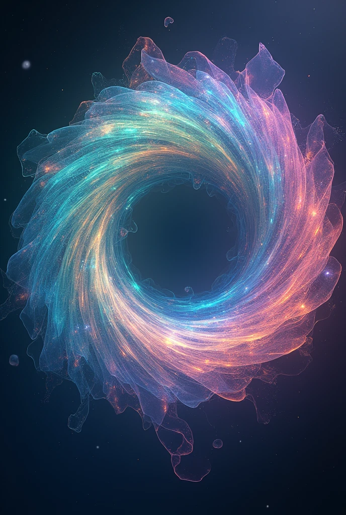 Spiral random change iridescent color effects - SeaArt AI