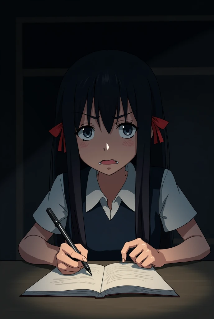 In anime version/manga "In the foreground, A girl of about appears with ...