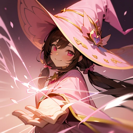 Masterpiece, great magician, magical girl, witch, 1girl, smile - SeaArt AI