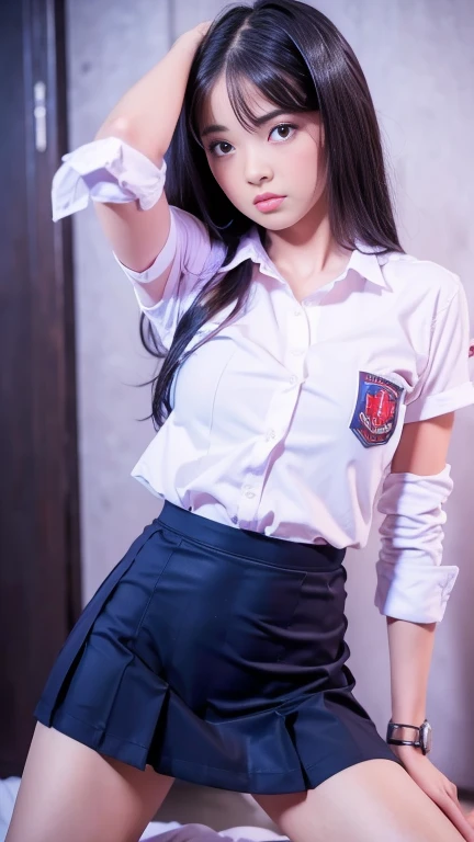 (best quality,4k,highres),ultra-detailed,realistic,cosplay,student ...