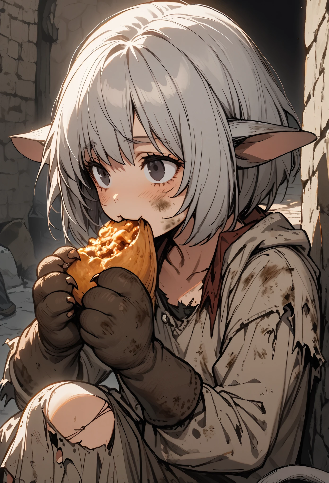 homeless rat girl