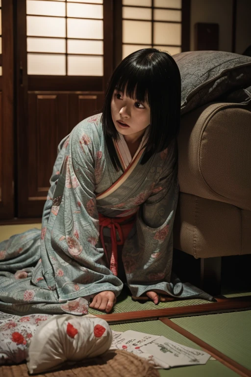 japanese horror movie footage, japanese horror, junji ito style - SeaArt AI