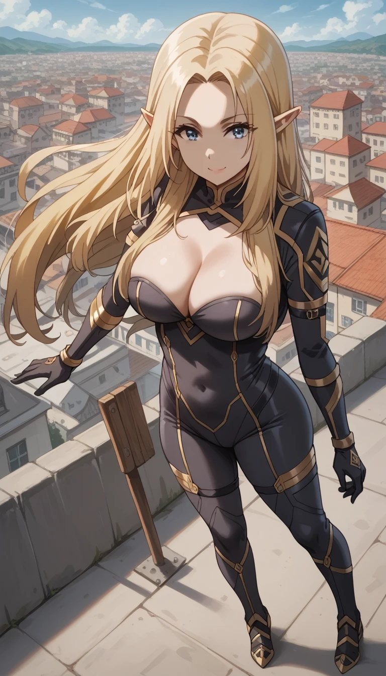 Ultra-detailed, 1girl, alpha, elf, ((masterpiece)), (best quality - SeaArt AI