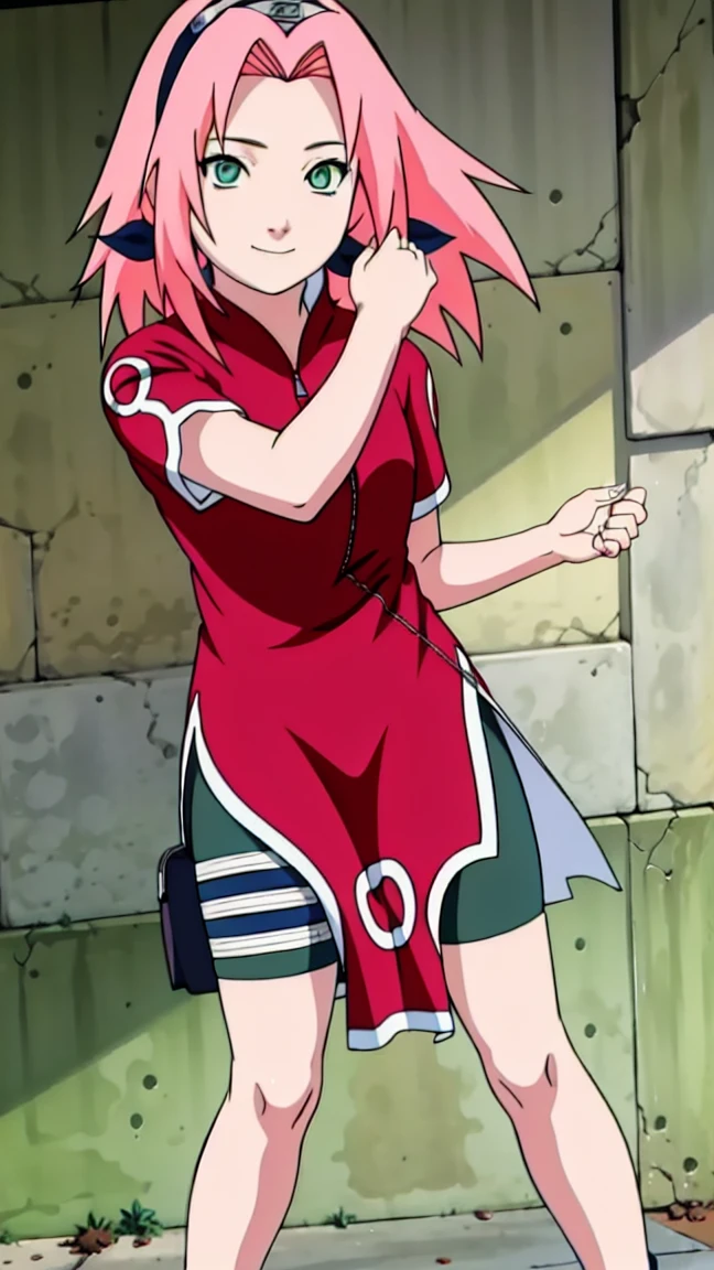 Masterpiece, best quality, 1girl,haruno sakura, pink hair, long hair ...
