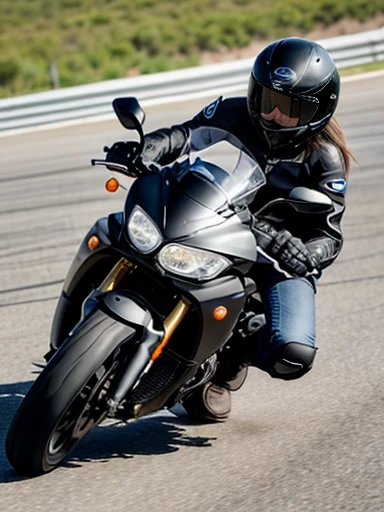 Motorcycles, female riders, highways, fastest speeds, best cornering ...