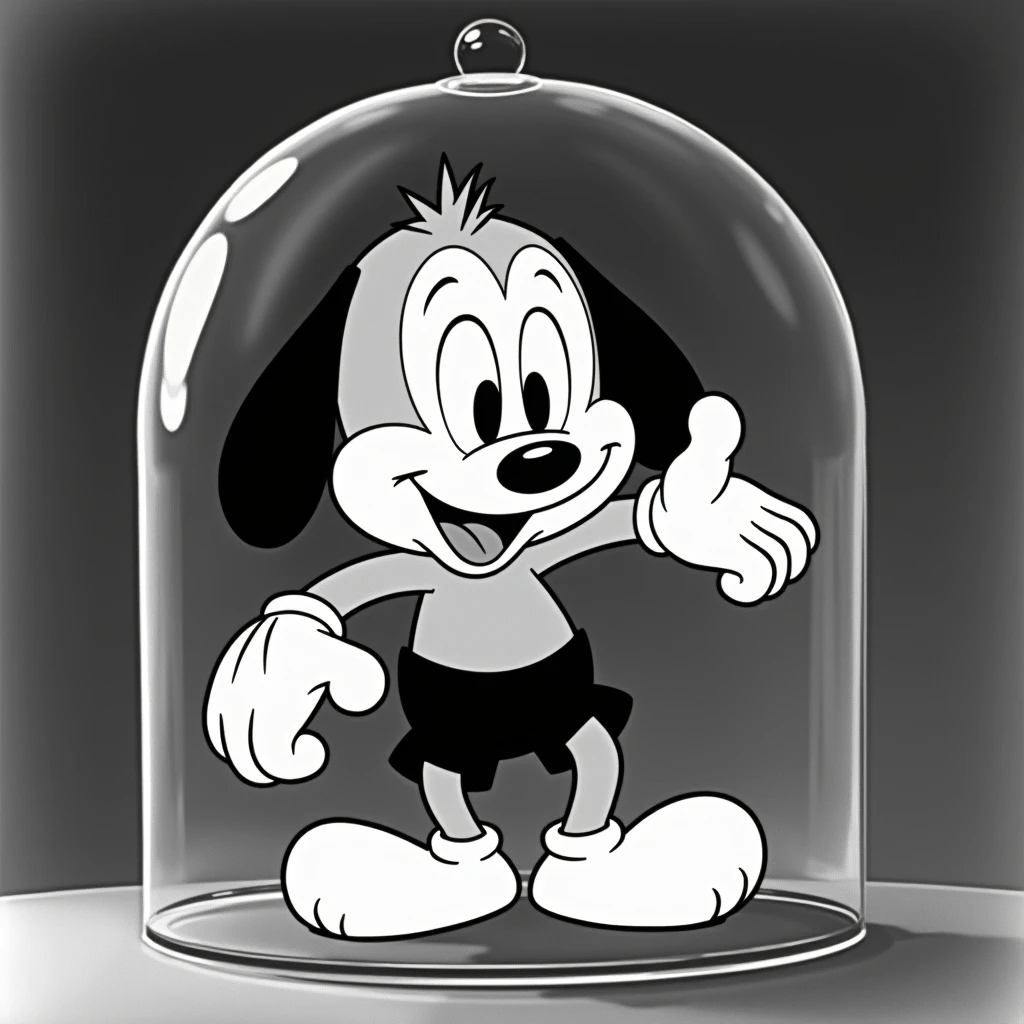 "Bimbo is a classic black-and-white cartoon character from the 1930s ...