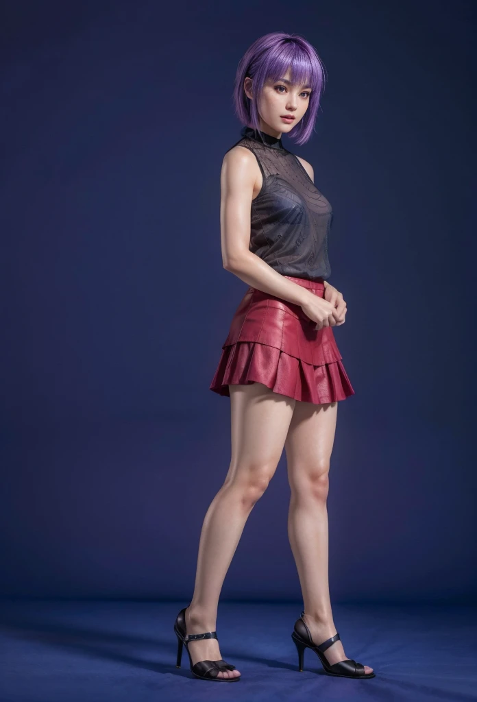 Ayane, purple hair, (best quality, ultra-detailed), (realistic - SeaArt AI
