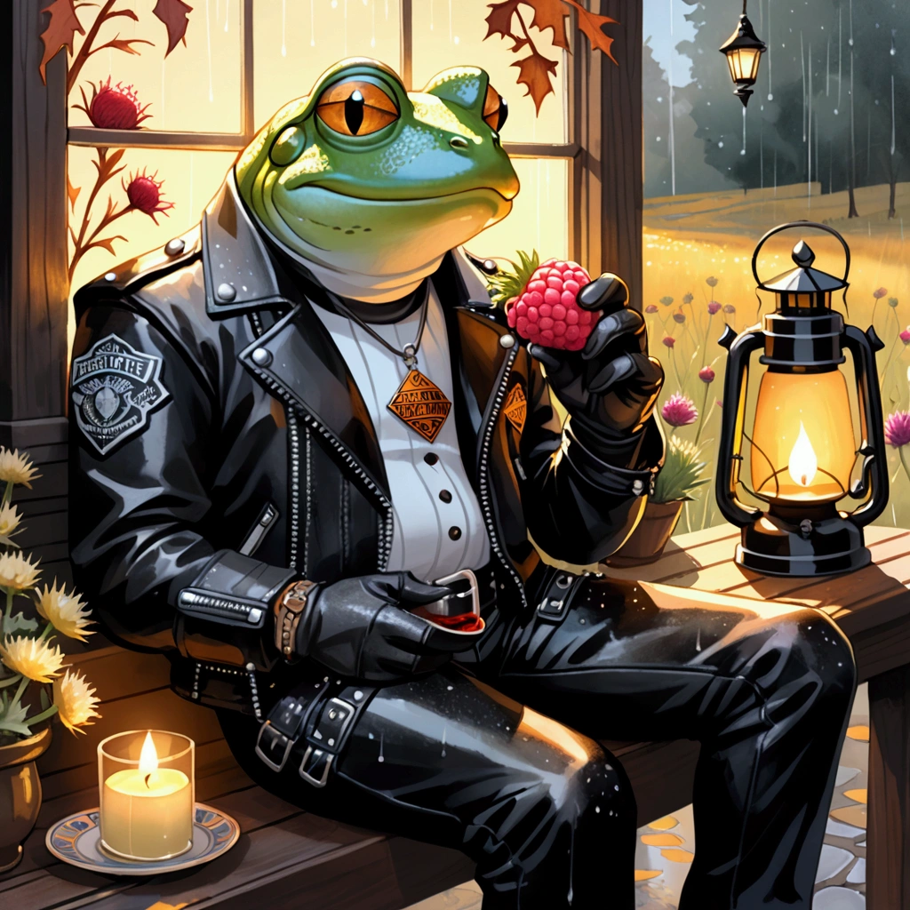 Closeup, An extremely badass anthropomorphic light blue and white ...