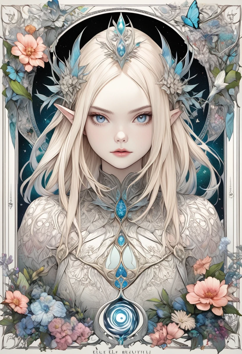 エルフのカード created with SeaArt AI