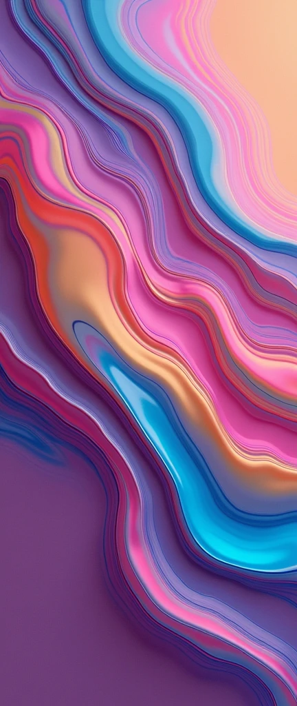 A multicolored liquid gradient,viscous liquid,dynamic paint,vivid ...