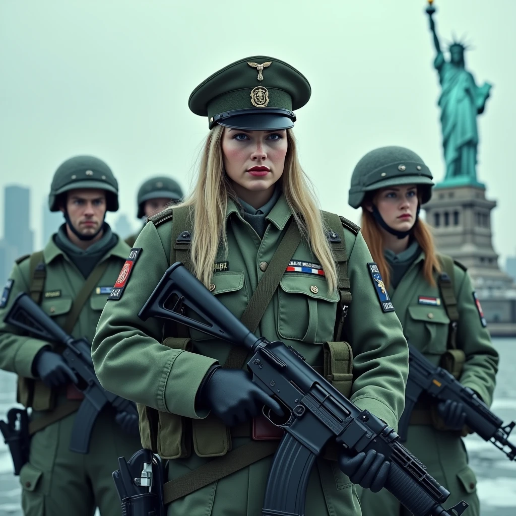 A highly detailed and realistic war scene, photorealistic 8k image full ...
