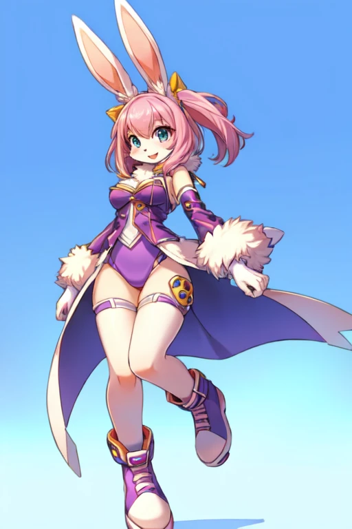 female furry sara rabbit Digimon artworks style - SeaArt AI