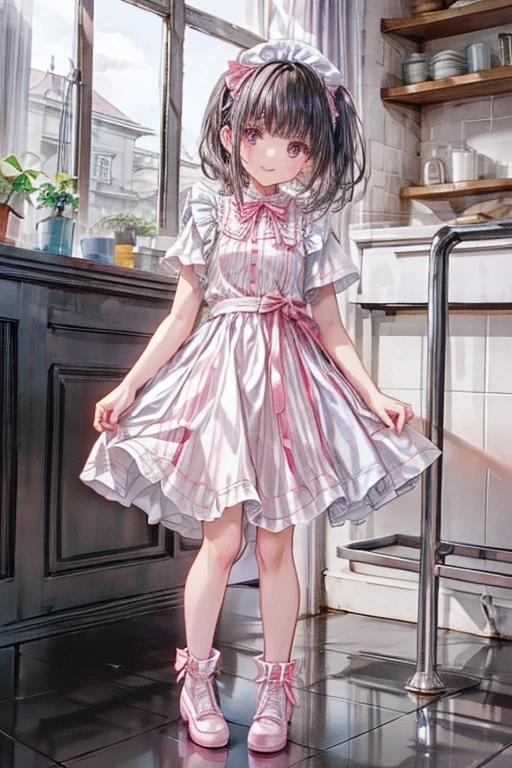 1girl, solo, cute, Masterpiece, Black Hair, Bangs, Short Hair - SeaArt AI