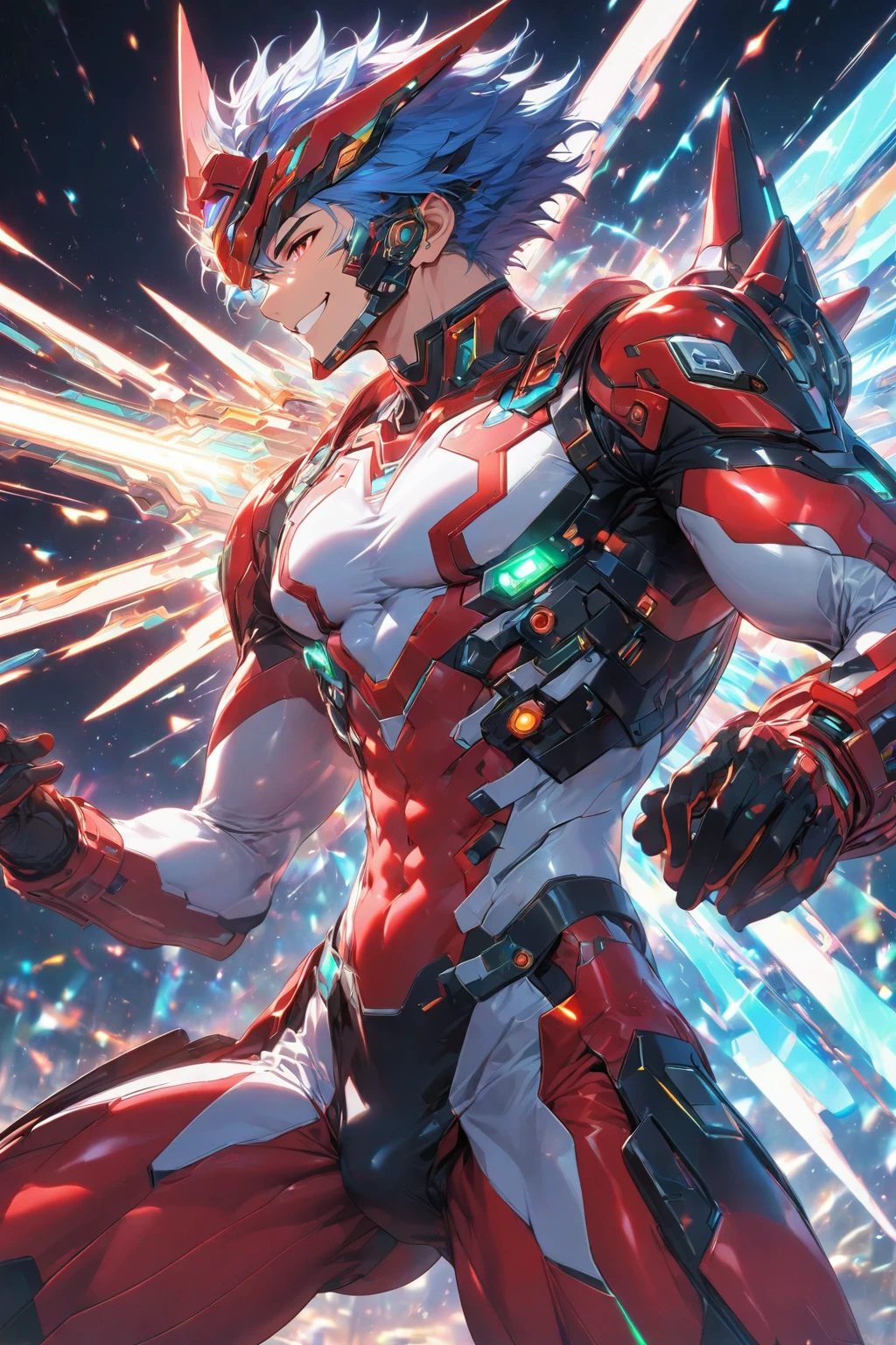 Cyber boy of Dynamic and friendly and charismatic male character in ...