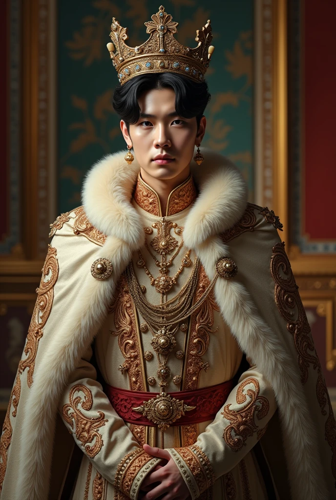 BTS's Jimin as a king - SeaArt AI