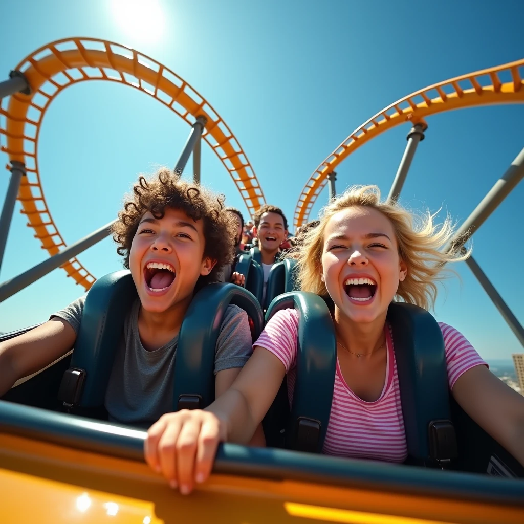 Amusement Park/游乐场/遊園地 creado con SeaArt AI