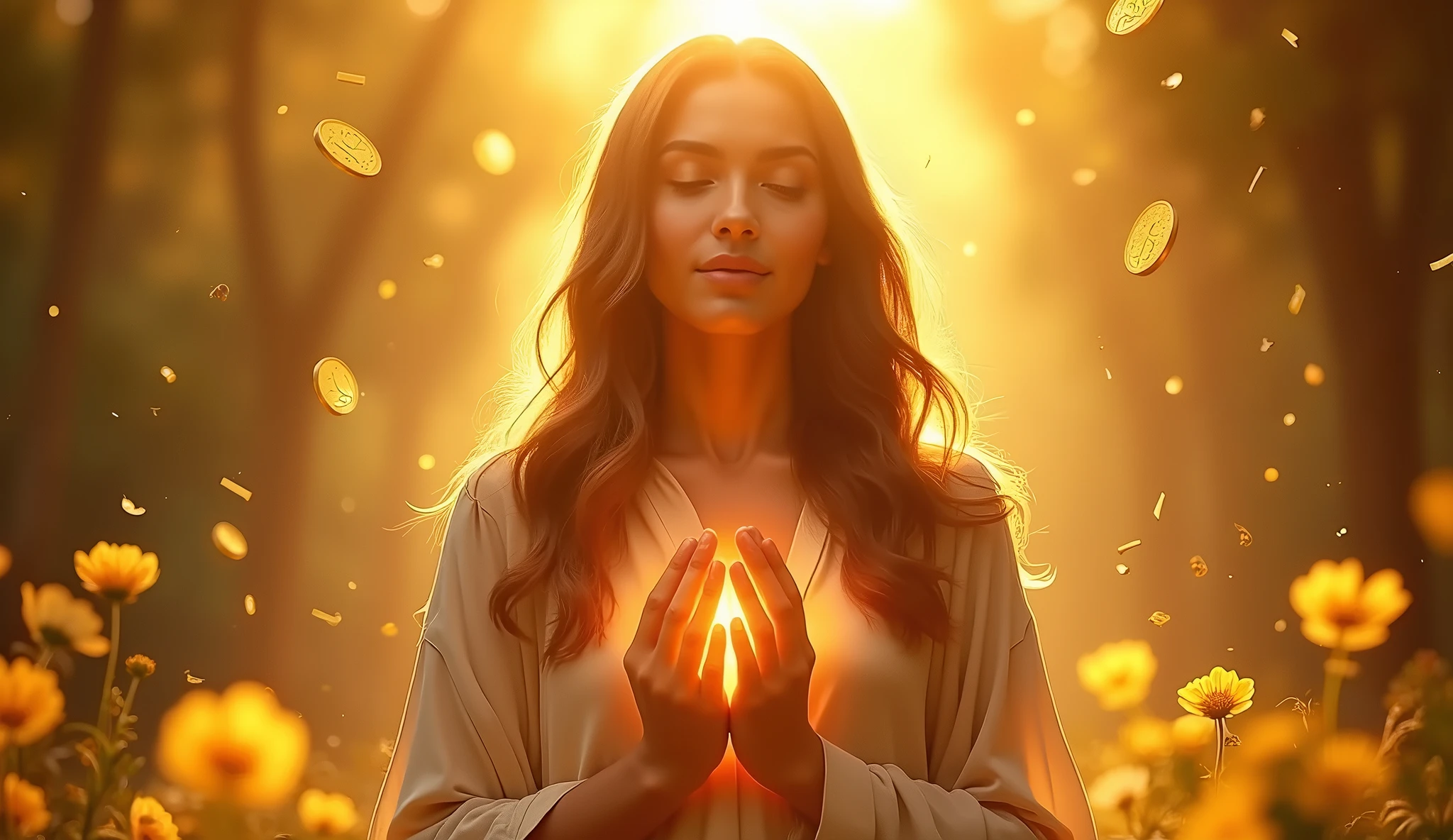 Create an ULTRA REALISTIC image that CONVEYS DEPTH. Show a person ...