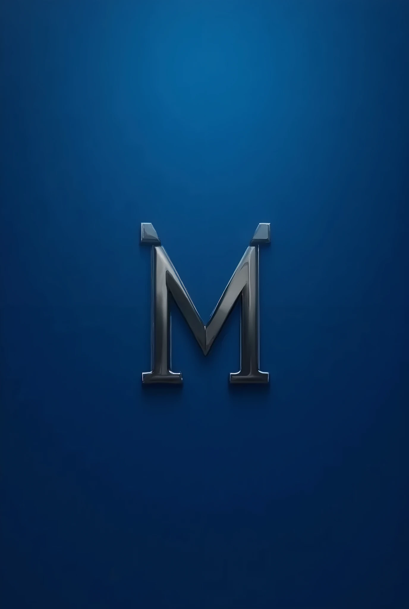 Create a logo with m, with the blue background and the m well ...