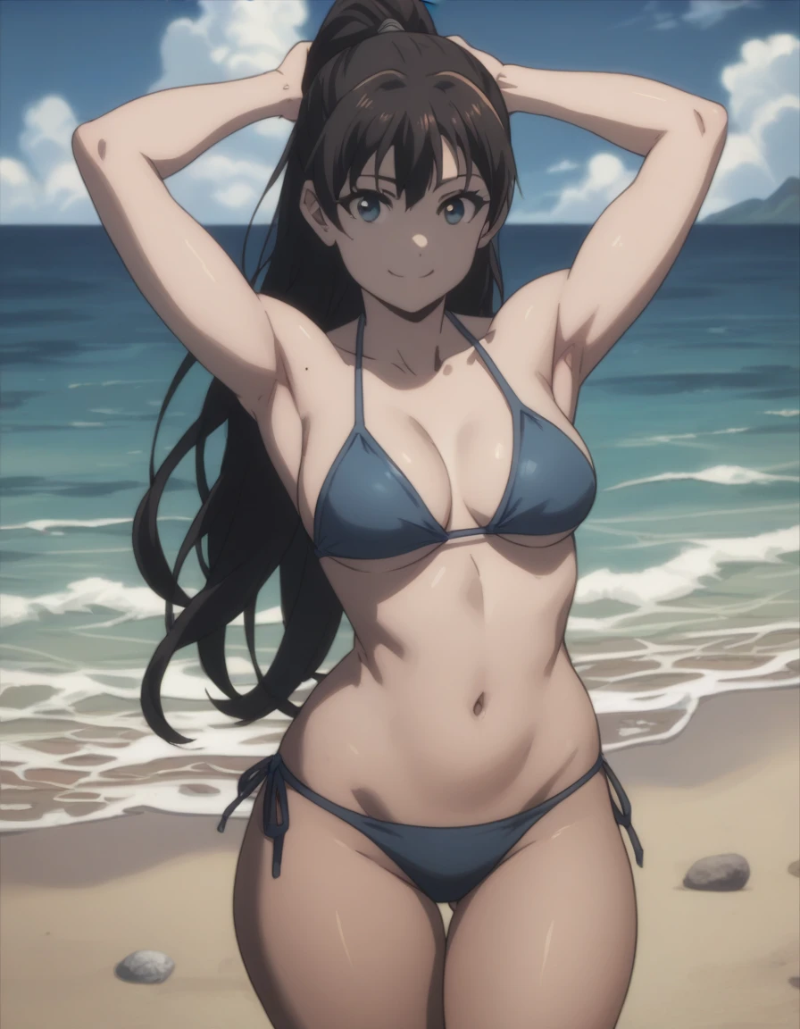 Score_9, score_8_up, score_7_up, gsfghtr, blue bikini, white skin - SeaArt AI