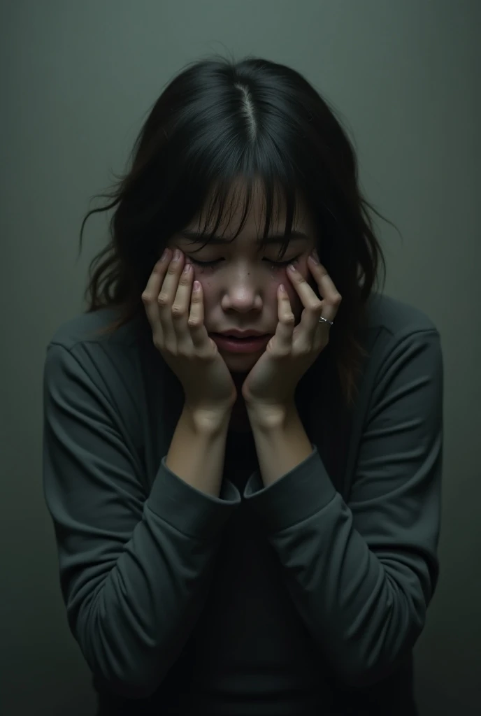 Sad person because they called him lower class - SeaArt AI