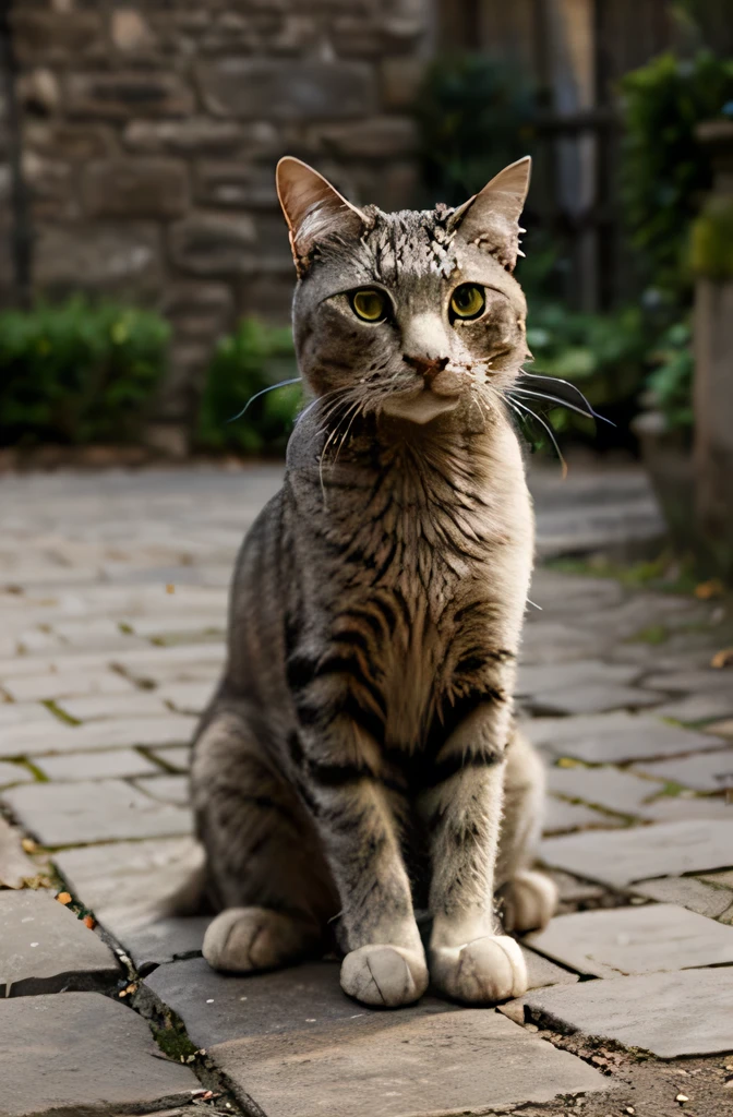 Stone cat - SeaArt AI