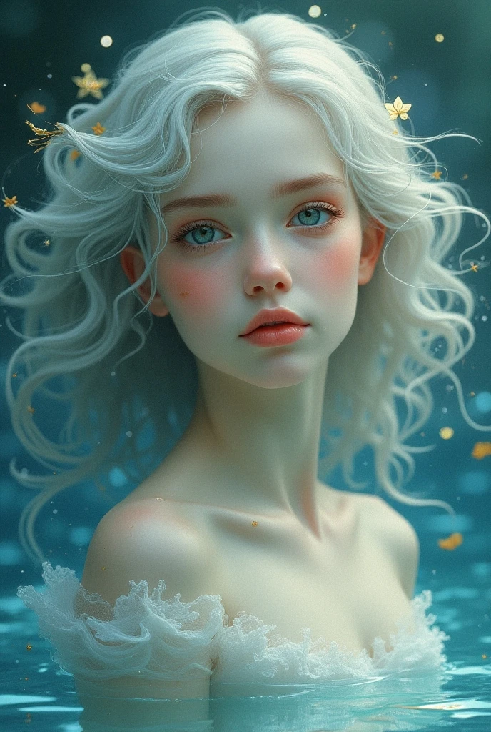 Make a person with the Pisces sign symbol - SeaArt AI
