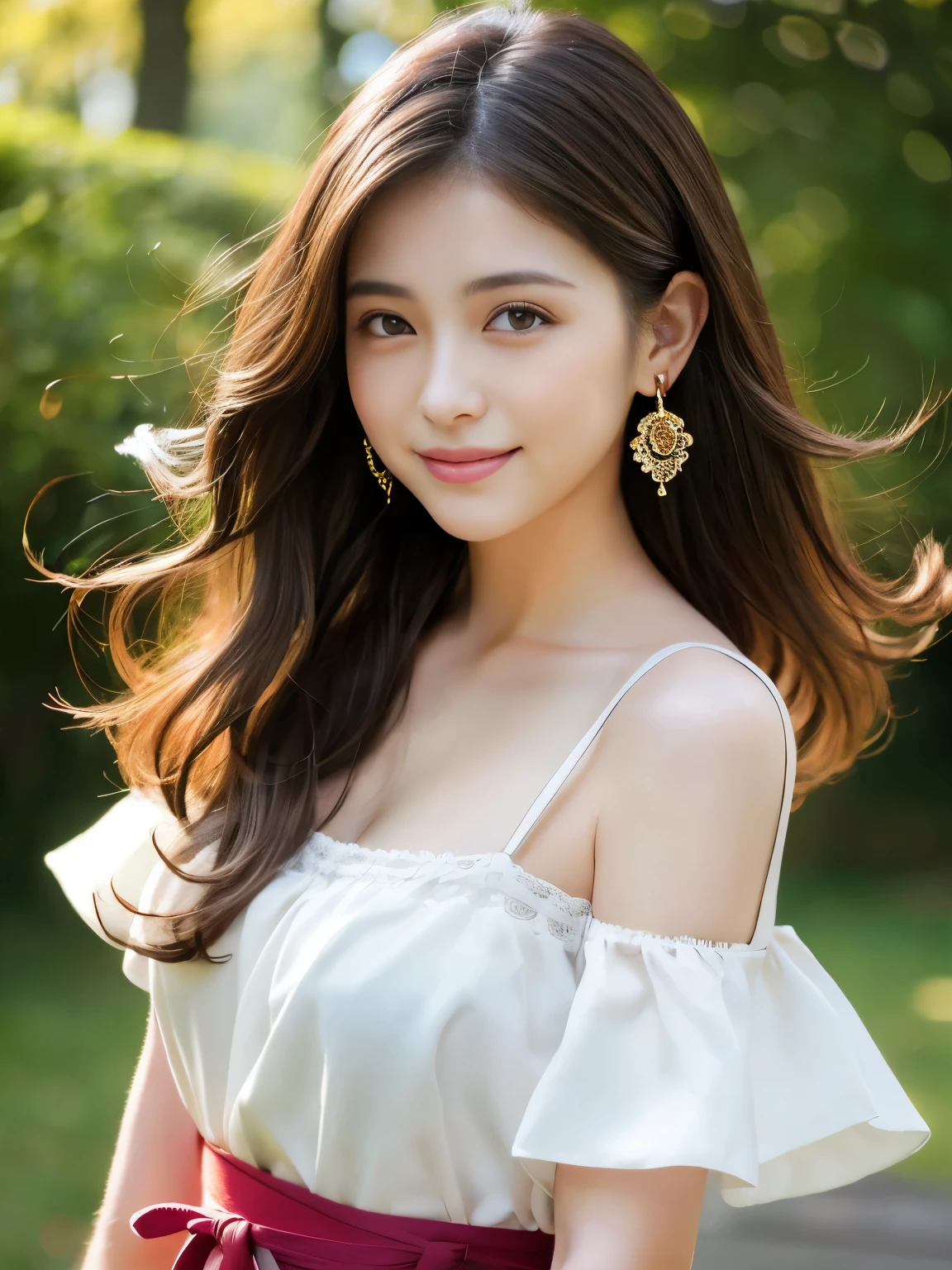 Best quality，Super high resolution，RAW photography，1 girl，loose perm ...