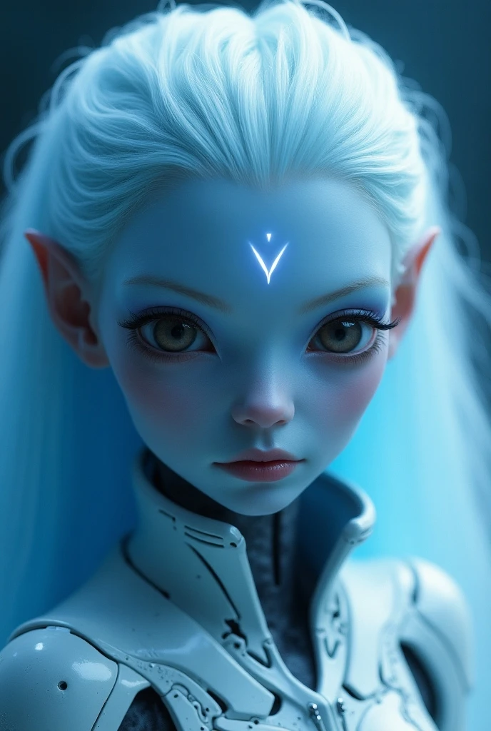 Solo, close up photography of alien race,pleiadians, pure beauty female ...