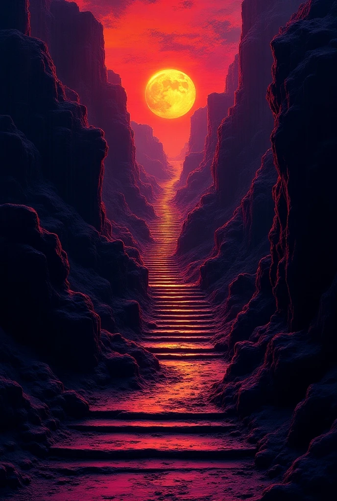 A dynamic abstract collage depicting overcoming fear. Visual metaphors ...