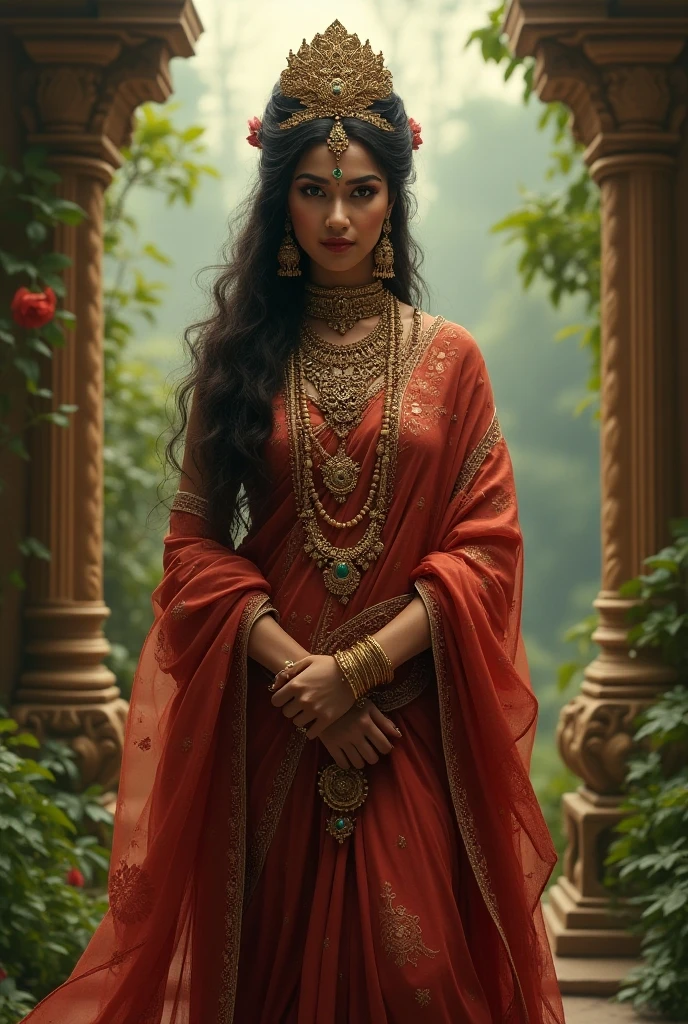 Beautiful sexy Indian devi full image - SeaArt AI