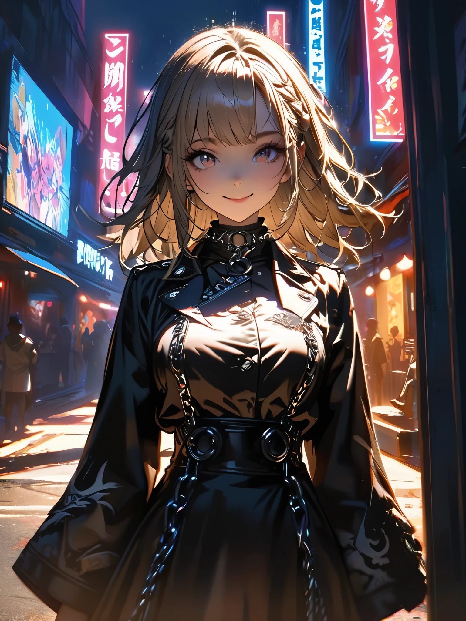 1 girl, chromatic avalation , boundary depth description - SeaArt AI