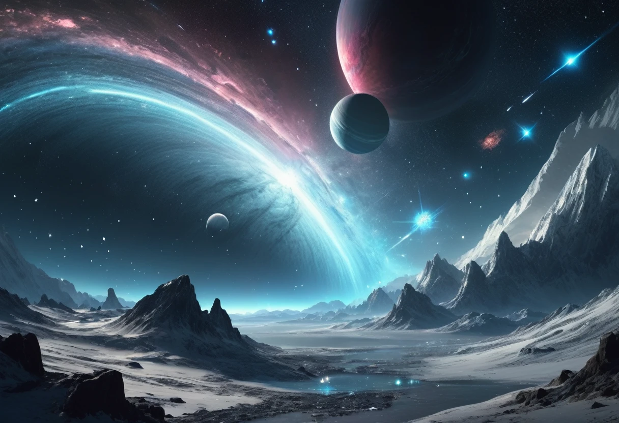 (masterpiece, best quality,8k,Dutch angle shot),Oort cloud, cosmic ...