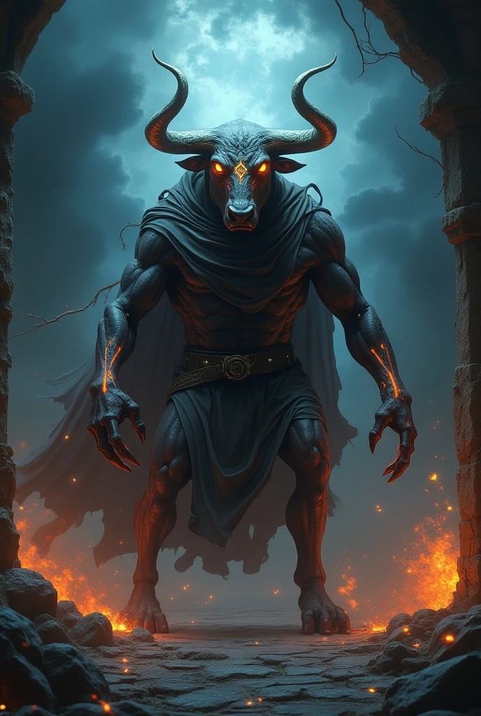 Raising an angry Taurus by painting a hookah - SeaArt AI