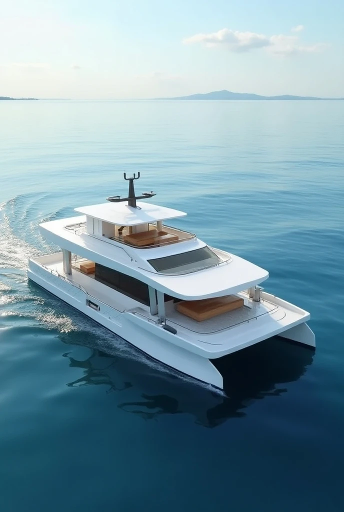 A 2-tier , floating tourist raft that is modern in design and looks ...