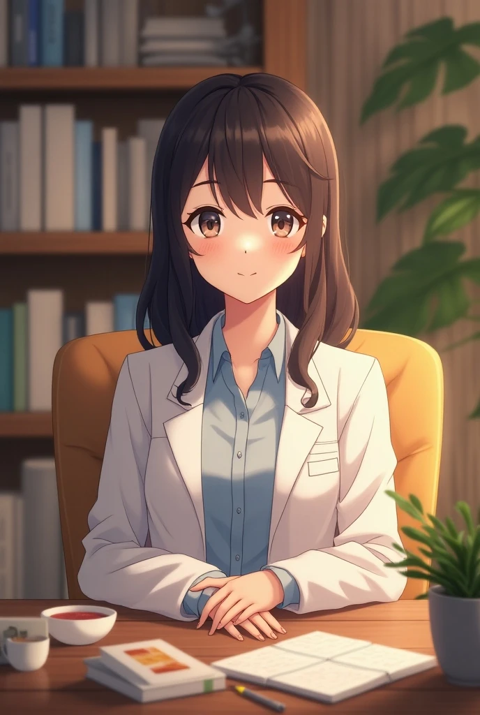 Female anime therapist - SeaArt AI