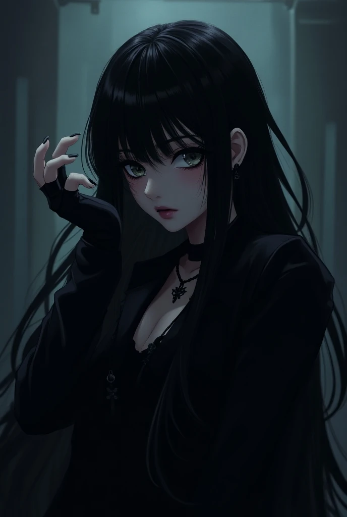 Create a presenter-style anime persona for a dark TikTok channel ...