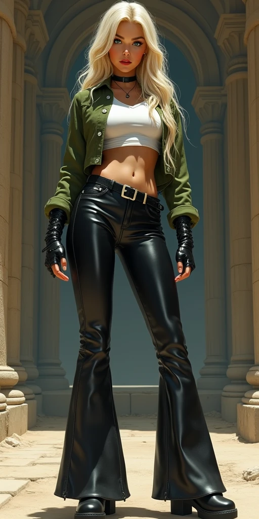 Create a highly detailed visual representation of a real-life Sonya ...