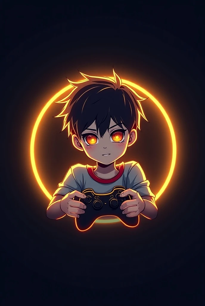 This is a ai anime logo that features the name "sameer.editz - SeaArt AI