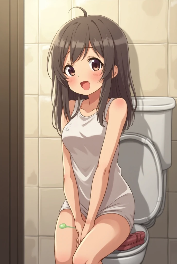A Girl Peeing From Tickling Her Brother Is A Very Tempting Anime And