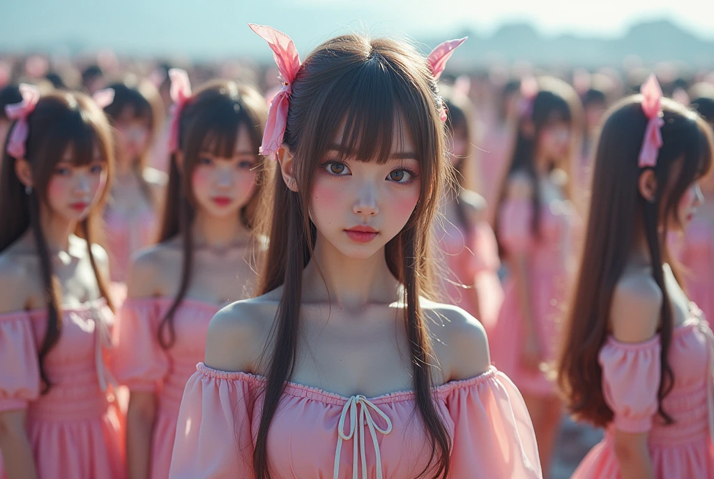 (Japanese Anime Girls Character Cosplay), (Japanese Clone-girls - SeaArt AI