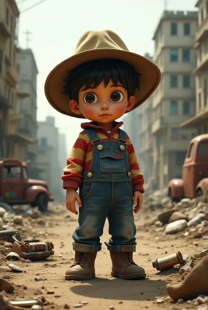 Chaves character from the series Chaves of 8 in a post-apocalyptic ...