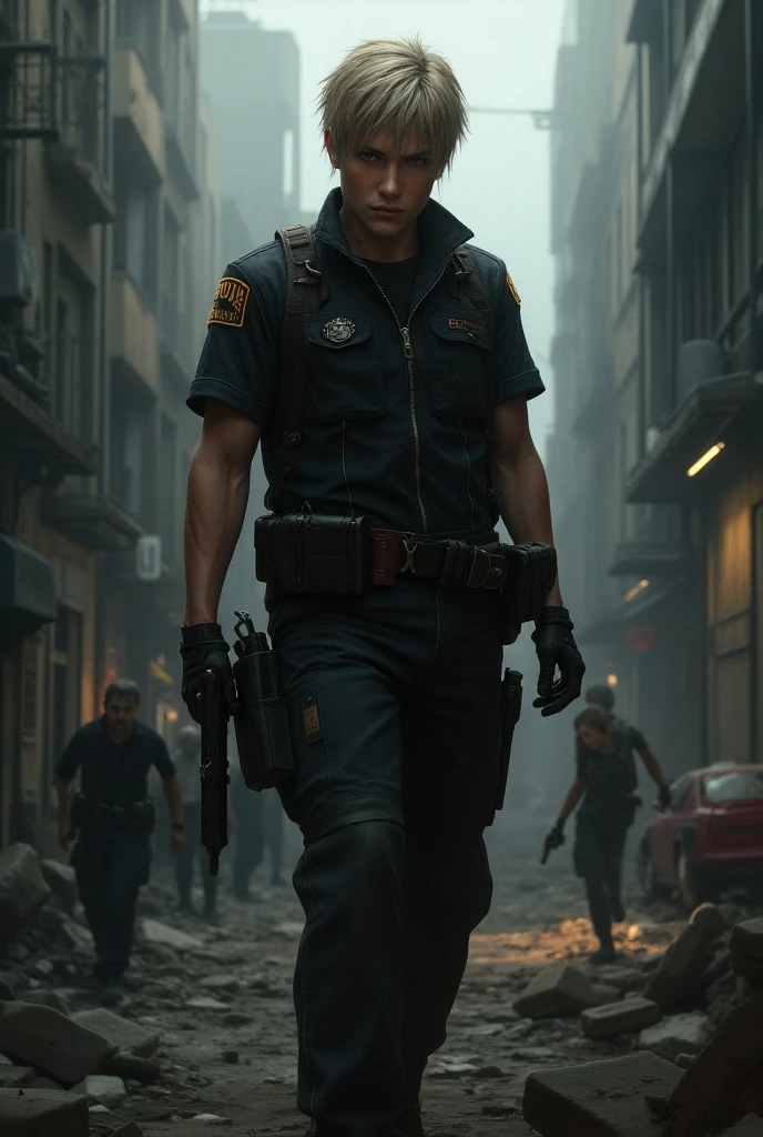 Leon kennedy from resident evil - SeaArt AI