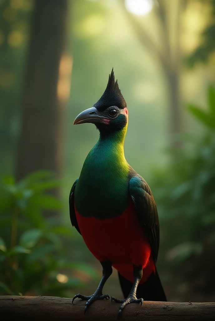 " A hyper-realistic cinematographic image of an African Turaco - SeaArt AI